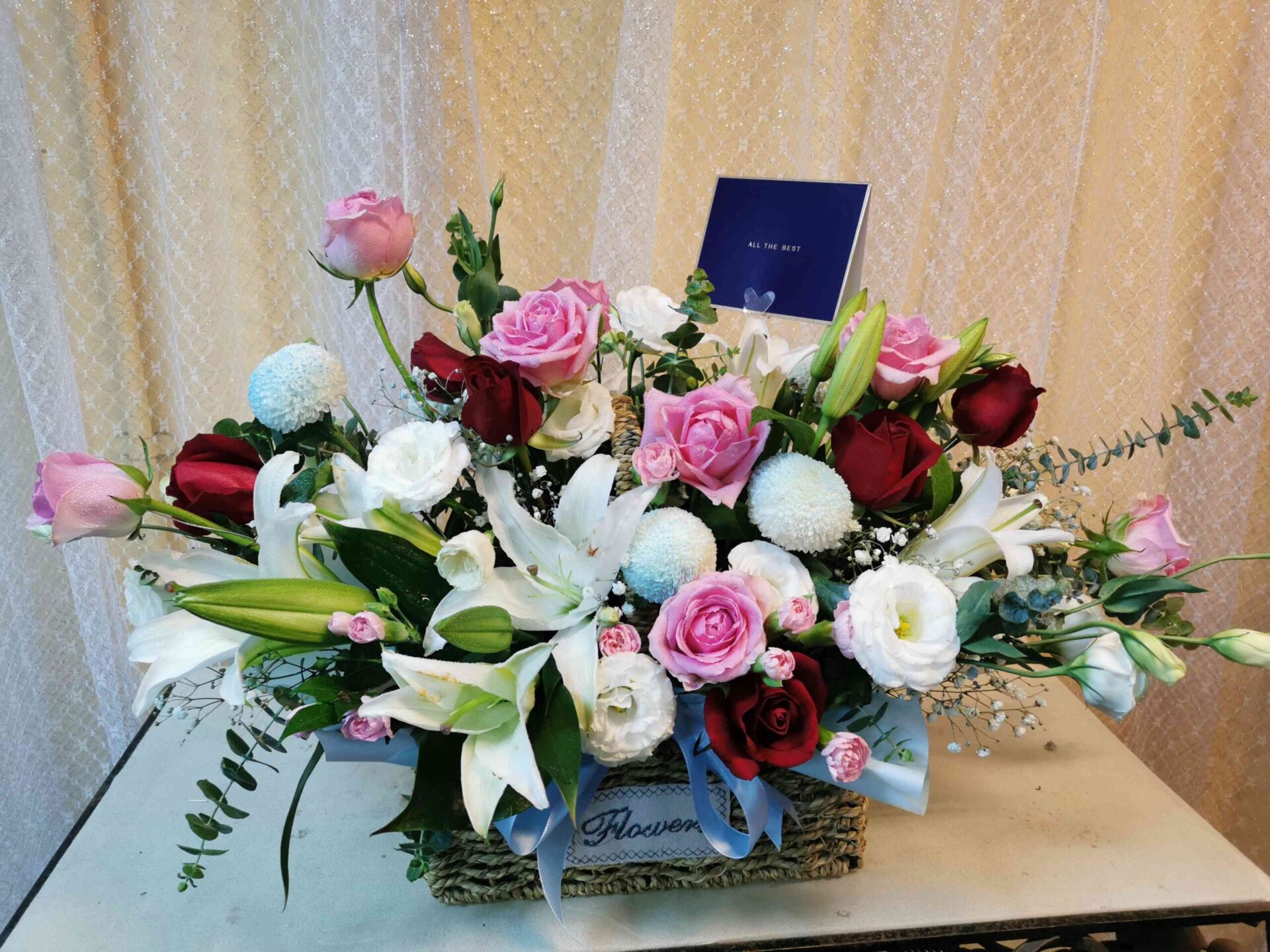Basket Flower BF07 - Flower Delivery | Malaysia | Wedding, Roses ...
